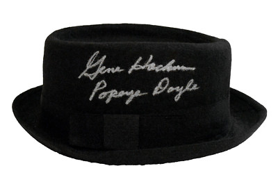 Gene Hackman "Popeye Doyle" French Connection Autographed Porkpie Hat ...