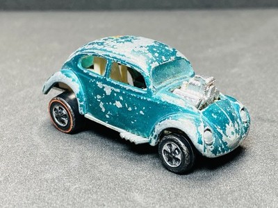 Hot Wheels Redline Aqua No Sun Roof NSR Custom Volkswagen VW Bug Mattel ...