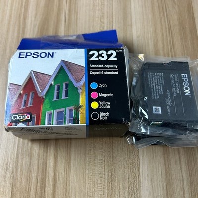 EPSON 232 Claria Ink Standard Black & Color Cartridge Combo Pack ...