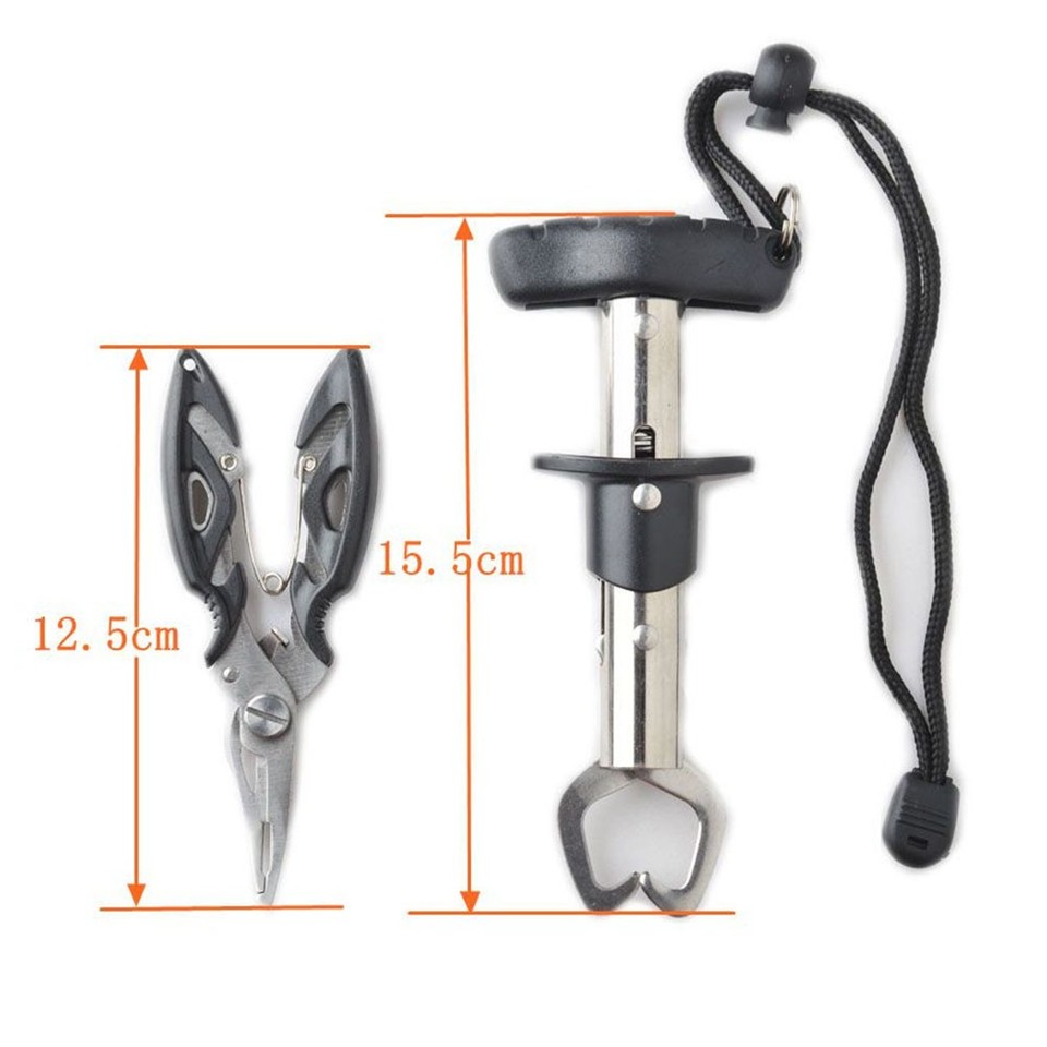 Mini Fishing Gripper Fish Lip Stainless Steel Fish Grip Tool With Scale ...