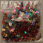 CONFETTI LETTERS, 2 PACKAGES - ALPHABET | eBay