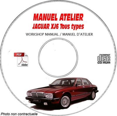 XJ6 - Manuel Atelier CDROM JAGUAR Anglais Expédition - --, Support - CD ...