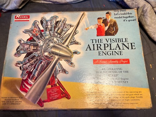 RENWAL 1/4 scale VISIBLE AIRPLANE ENGINE WASP 9Cyl | eBay
