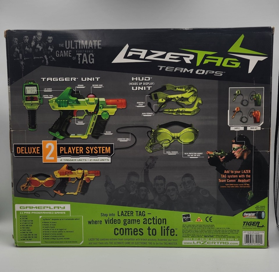 LAZER TAG Team Ops Deluxe 2 Player System (Brand New | NIB | Factory ...