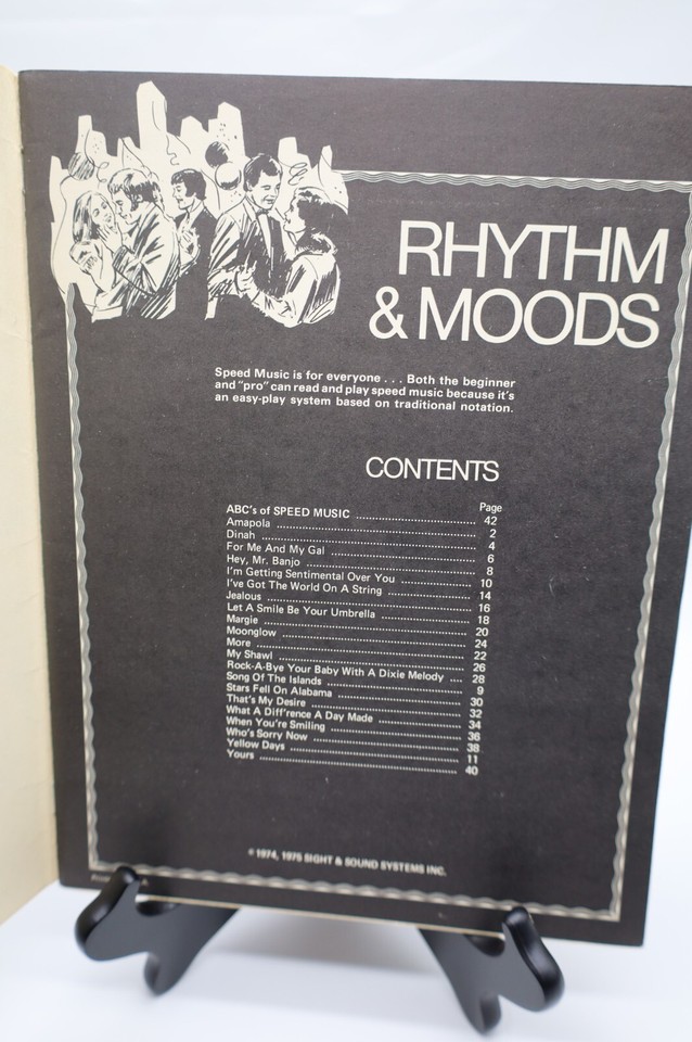 1975 Easy-Play Speed Music 28 Rhythm & Moods Organ Piano Guitar | eBay