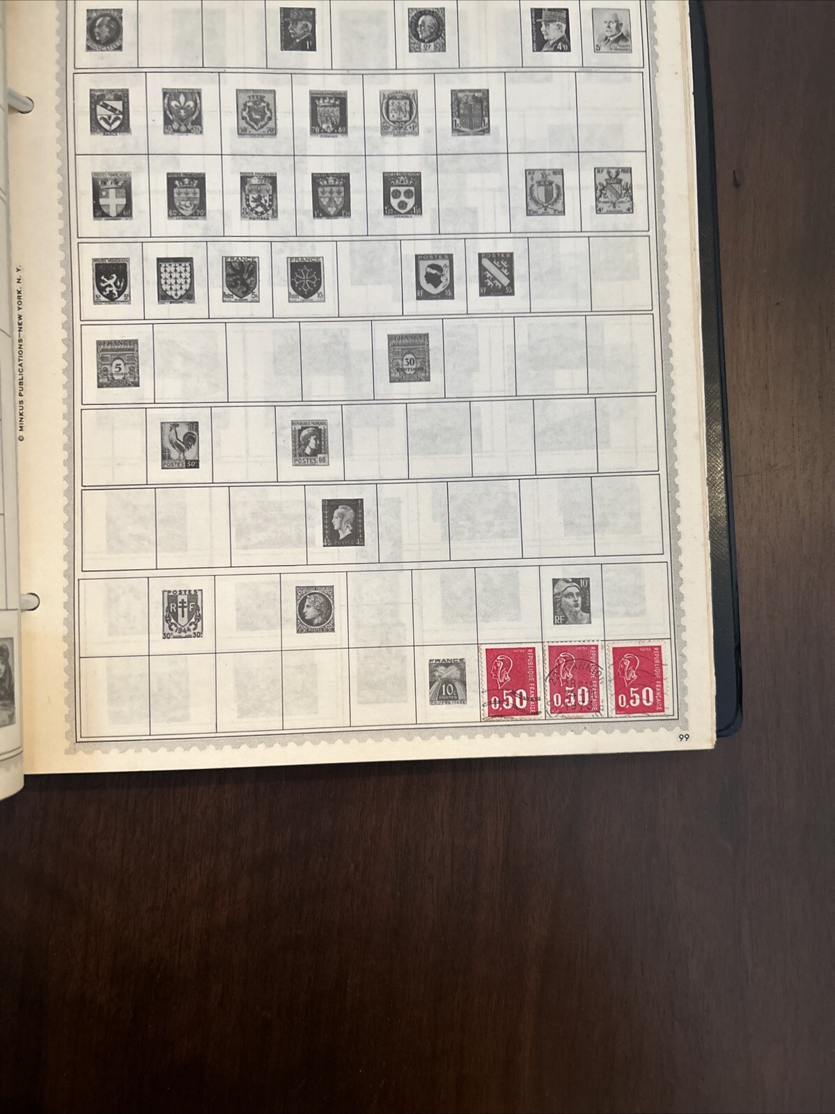 Minkus New World Wide Stamp Album 1970 Very Good Cond. 378 Pages w ...