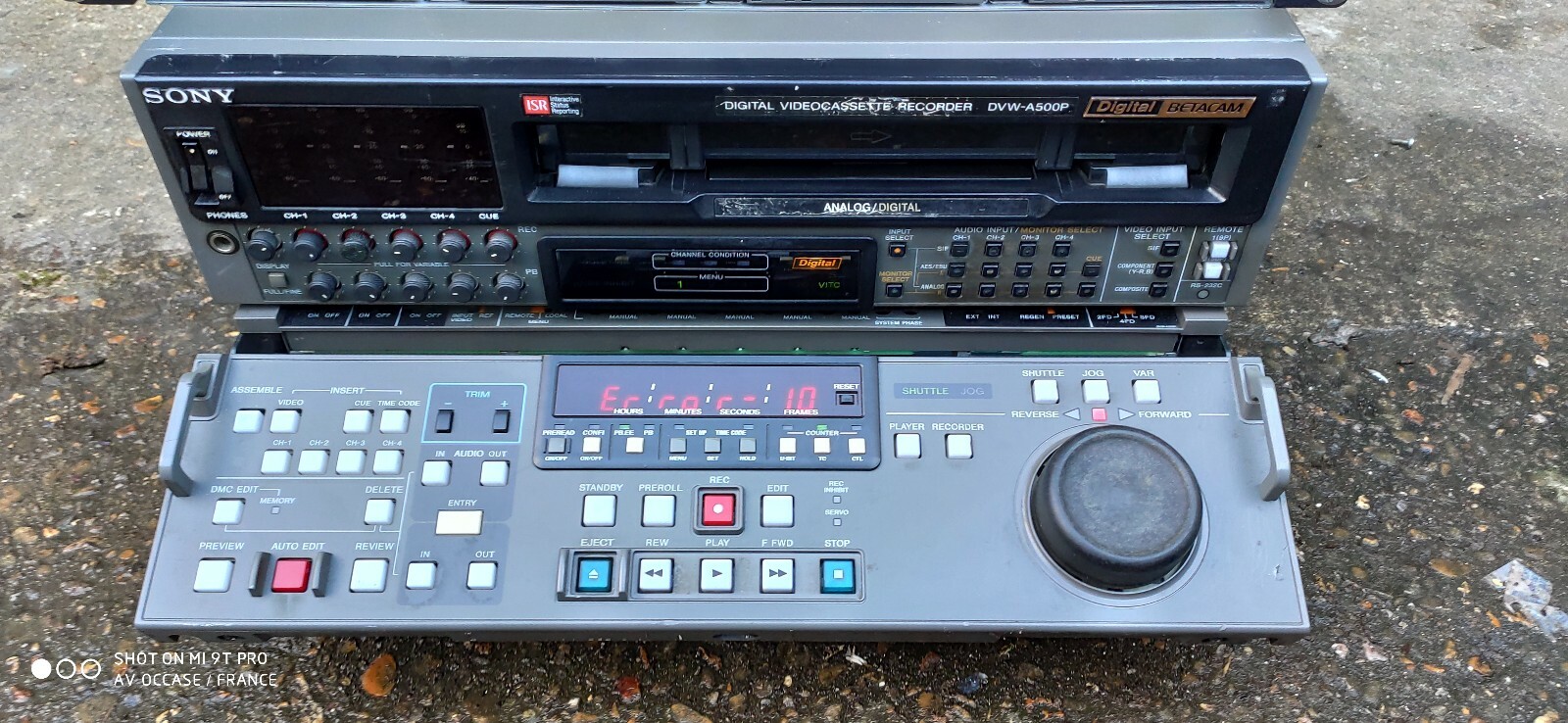 Magnétoscope broadcast Sony dvw-A500 p / digital Betacam. A révisé | eBay