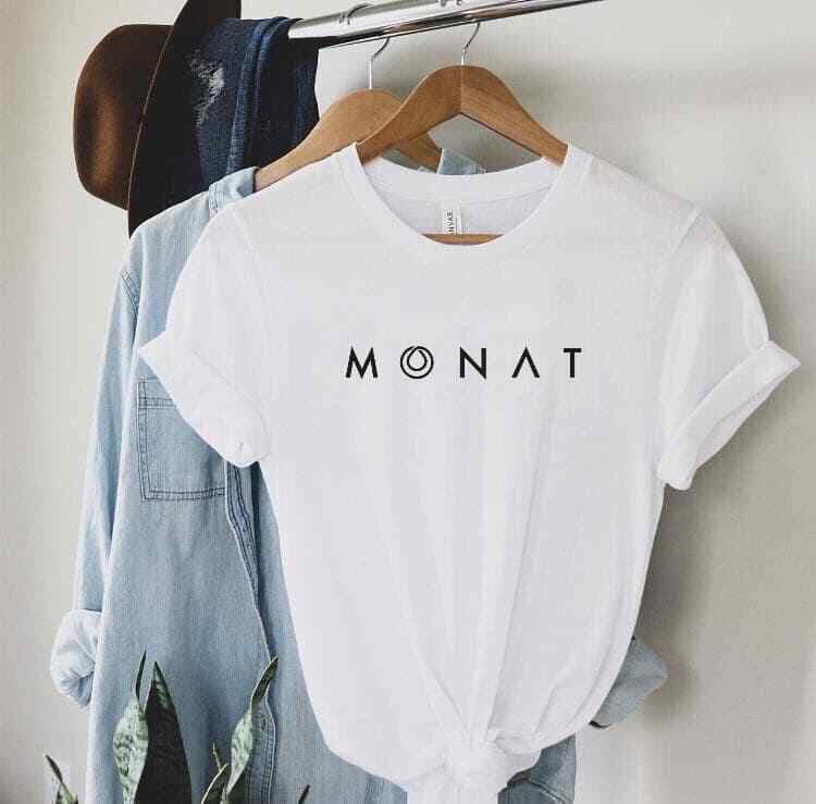 WOMEN'S MONAT T-SHIRT NEW! VARIOUS COLORS ARE CUSTOMIZED BY ORDER 227 ...