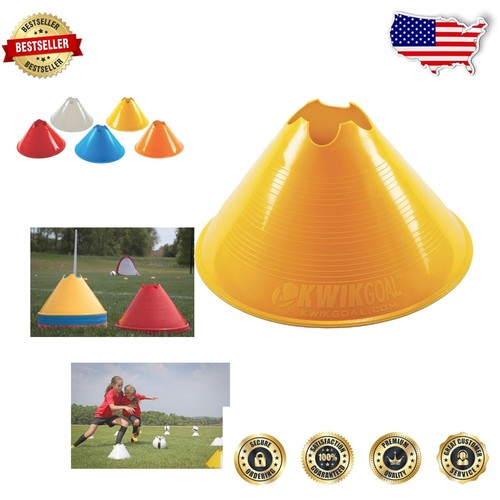 Enhance Soccer Skills with 12 Jumbo Disc Training Cones - Lightweight ...
