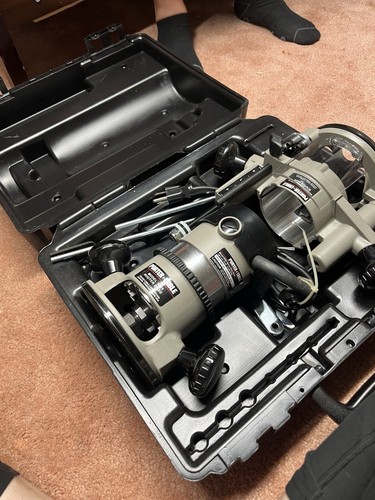 PORTER-CABLE 693LRPK 11 Amp Corded Electric Fixed & Plunge Base Router ...