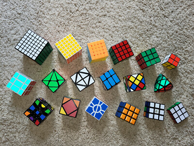Rubiks Cube Collection, 18 Quality cubes puzzles toys | eBay