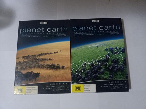 Planet Earth Part One & Two DVD Region 4 Pre Owned VGC Free Postage ...