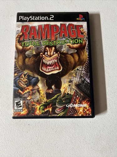 Rampage: Total Destruction (Sony PlayStation 2, 2006) W/ Manual ...