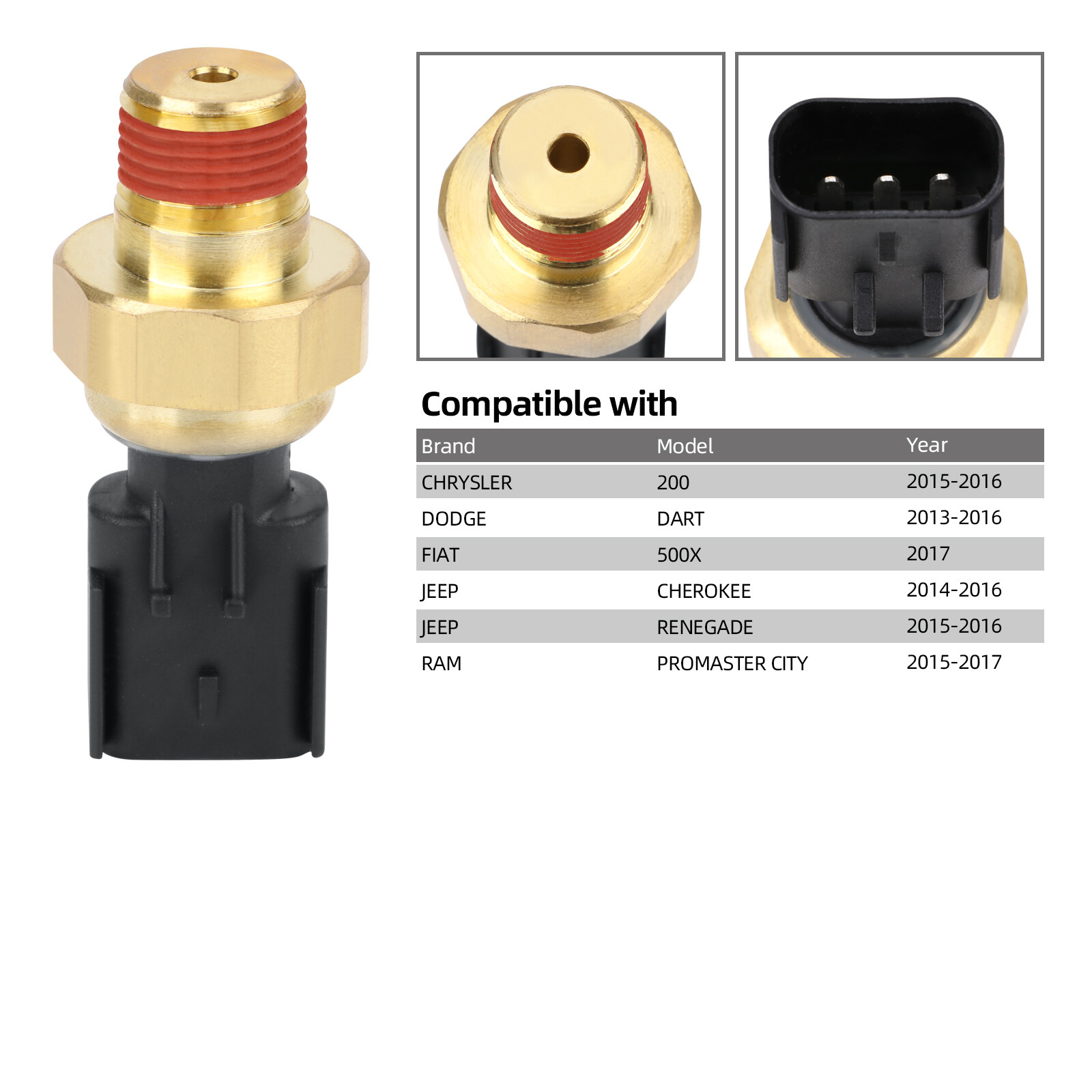 Engine Oil Pressure Sensor For Dodge Dart 2013-2016 68145662AA ...