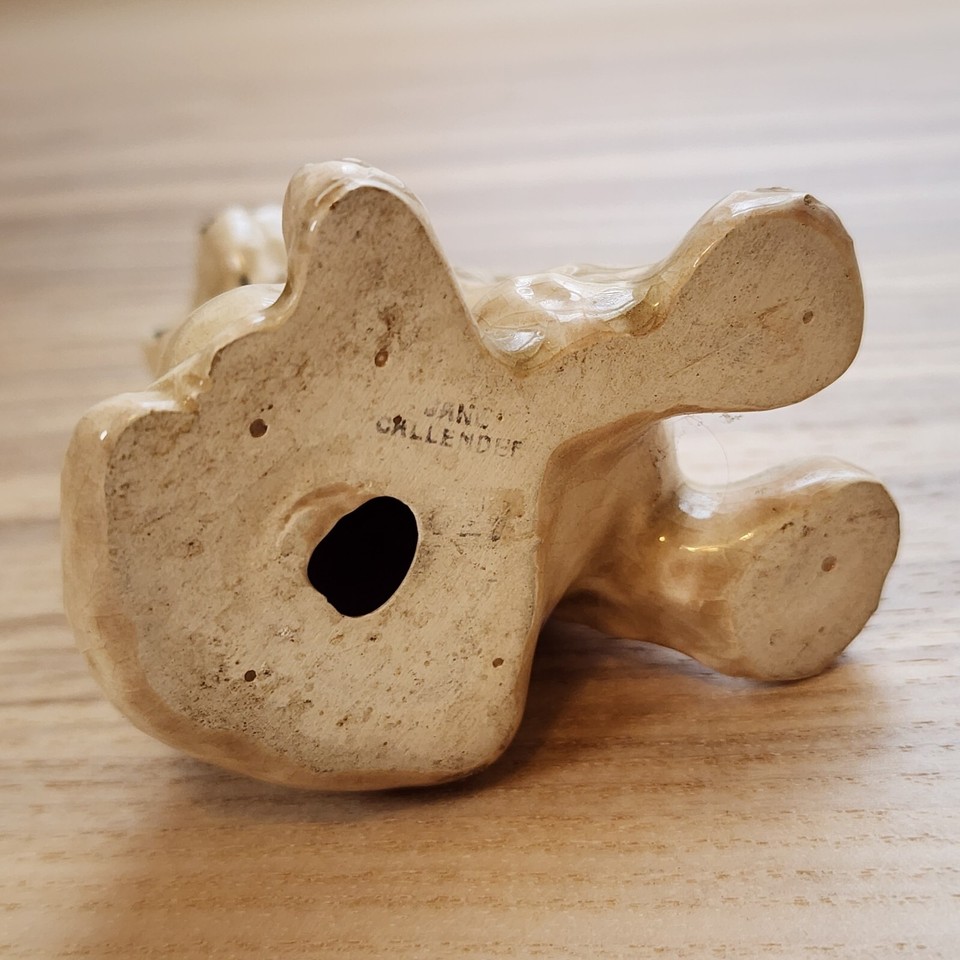 Vintage Jane Callender California Pottery Dog Figurine Cocker Spaniel ...