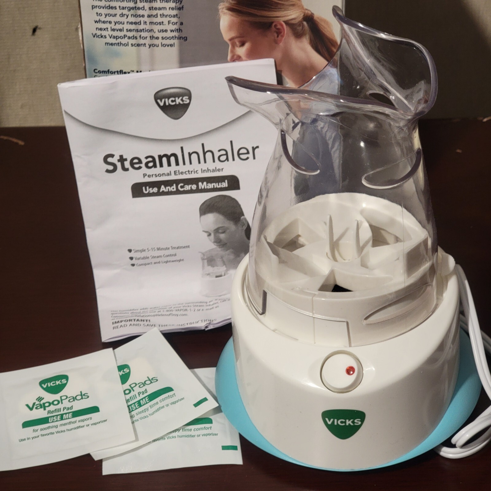 Vicks Steam Inhaler Personal Therapy for Sinus Allergy Relief New in ...