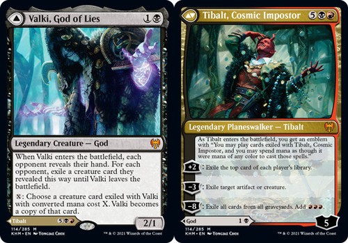 [1x] Valki, God of Lies // Tibalt, Cosmic Impostor Near Mint, English ...