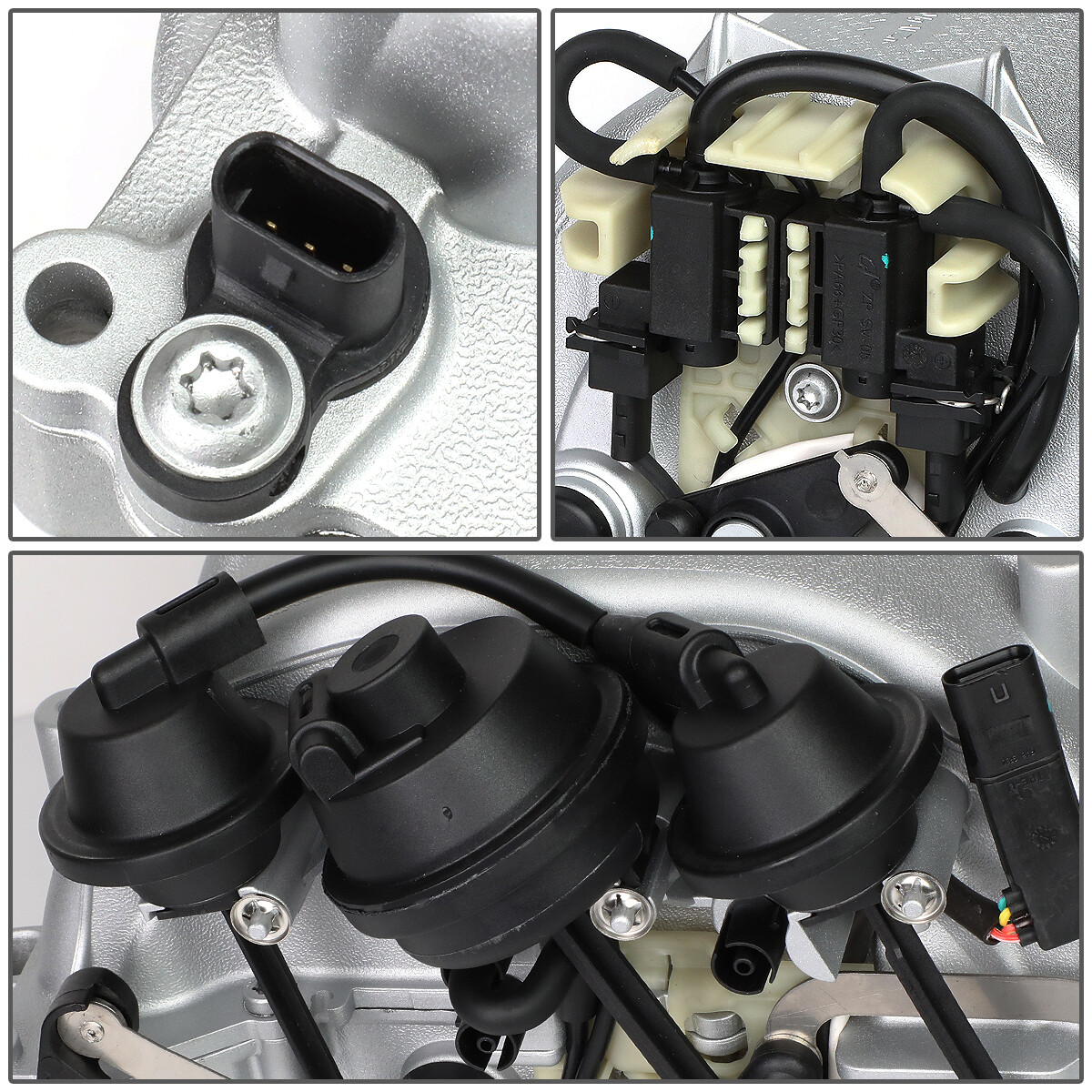 FOR 06-12 MERCEDES W204 C300 SLK E350 OE STYLE ONE PIECE ENGINE INTAKE ...
