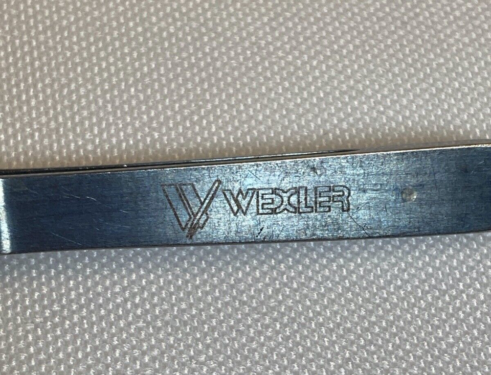 Wexler FL0820.2 Titanium Gerald DeBakey Forceps Straight 1mm Tips 7.25 ...