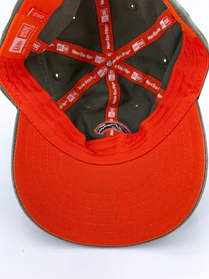 Chicago Cubs Hat Cap Strap Back Kids New Era Cargo Po Green Orange MLB ...