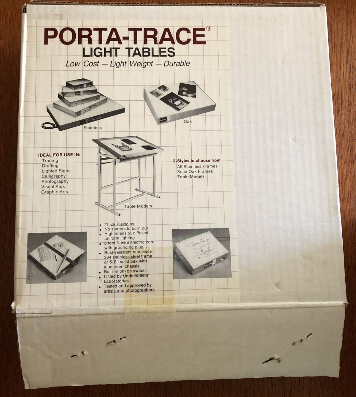 Porta-Trace Light Table Model 1012 | eBay