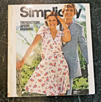 Simplicity Patterns Catalog Large Store Counter Pattern Book April 1974 ...