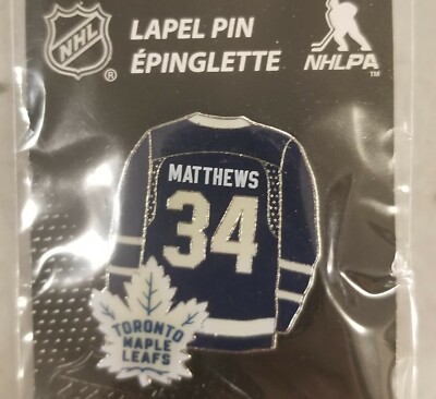 Toronto Maple Leafs Pin Auston Matthews Jersey # 34 | eBay