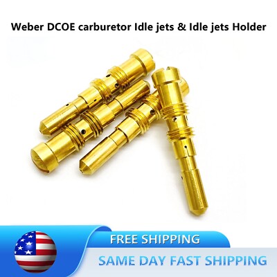 Idle jets & idle jets holder for Weber DCOE Carb Any F series type size ...