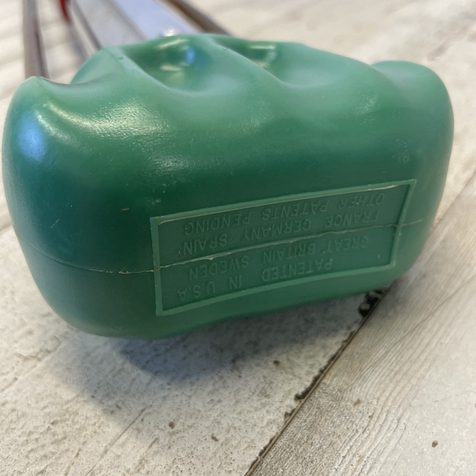 BULLWORKER ISOMETRIC EXERCISER POWERMETER BAR Vintage Green Chrome | eBay