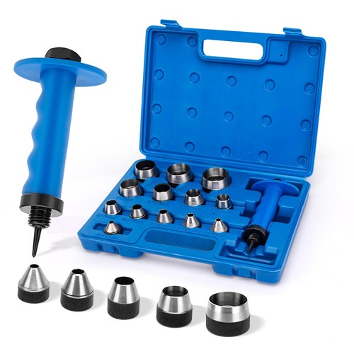 Hollow Punch Set with Pin Point Punch Shaft, Hollow Punch Kit for ...