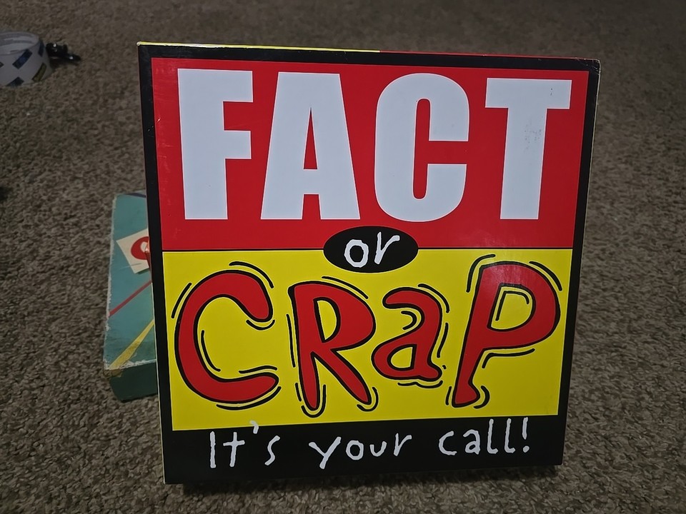 Fact Or Crap It's Your Call Board Game 2002 By Imagination ...
