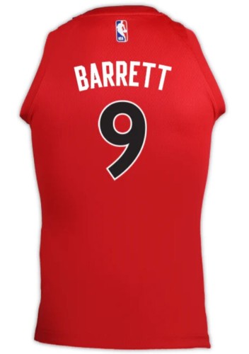 Men's RJ Barrett Red Toronto Raptors Icon Swingman NBA Basketball ...