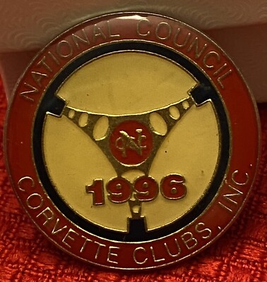 Vintage National Council Corvette Clubs Inc 1996 Lapel / Hat Pin | eBay