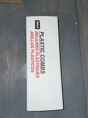 100 Ibico Black Plastic Binding Combs Quartet GBC 3/8" # 15082 | eBay ...