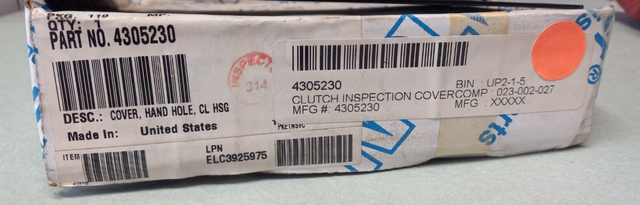 Eaton Fuller 4305230 Clutch Housing Hand Hole Cover for sale online | eBay