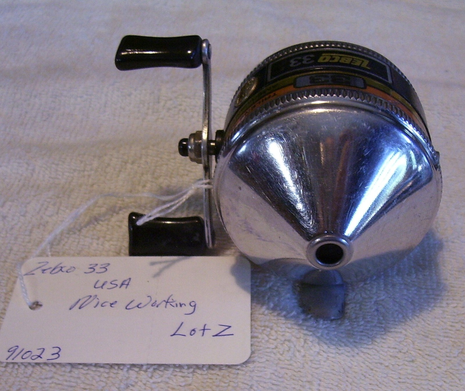 91023 NICE ZEBCO 33 REEL SMOOTH WORKING USA RPLACED FRONT COVER | eBay