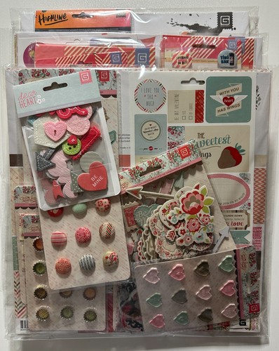 Basic Grey 12x12 Paper Pack Scrapbook Kits-Soleil, Highline, dear Heart | eBay