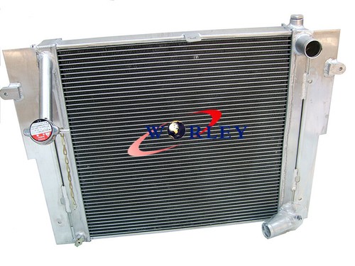 Aluminum Radiator and fan for Mazda RX-7 RX7 Series 5 FC FC3S S5 MT ...