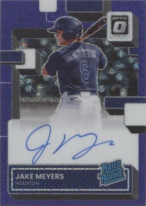 2022 Panini Donruss Optic - Rated Rookie Signatures Jake Meyers #RRS-JM ...