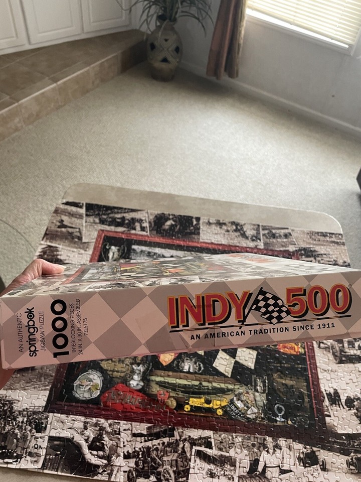 Springbok Jigsaw Puzzle Indianapolis 500 INDY Race Track 1000Pc PZL6175 ...