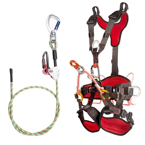 Arborist Tree Climbing Harness and Wire-core Flipline Work Positioning ...