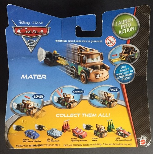 Mattel Disney•Pixar Cars 2 Action Agents "Mater" With Launcher | eBay