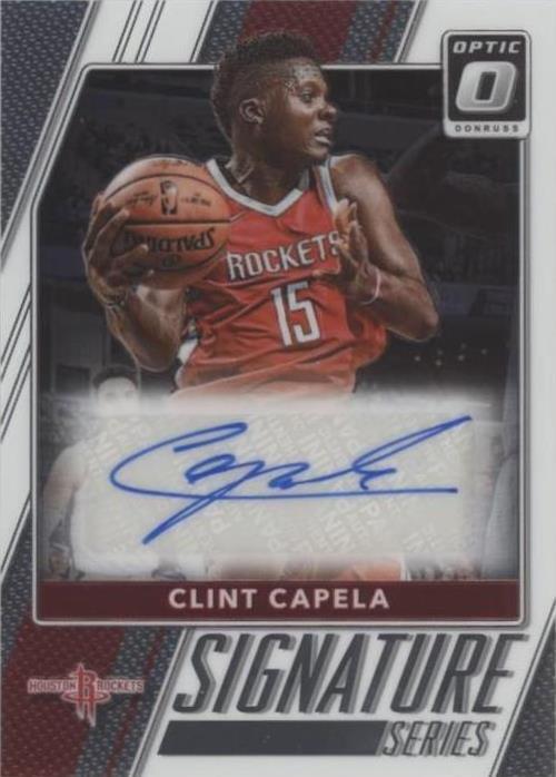 2017-18 Panini Donruss Optic - Signature Series Clint Capela #24 (AU ...