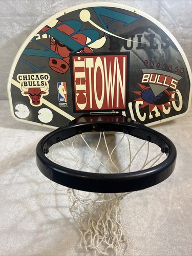 Vintage 90’s HUFFY SPORTS NBA Chicago BULLS INDOOR Basketball Backboard ...