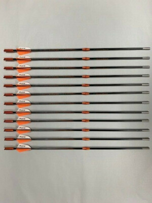 12 Victory Archery 20" VAP VooDoo Carbon Halfmoon Crossbow Arrow Bolts ...
