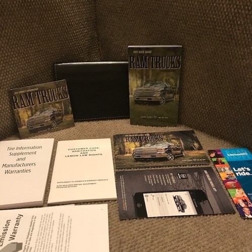 2017 Dodge Ram 1500 2500 3500 Owners Manual with warranty books and ...