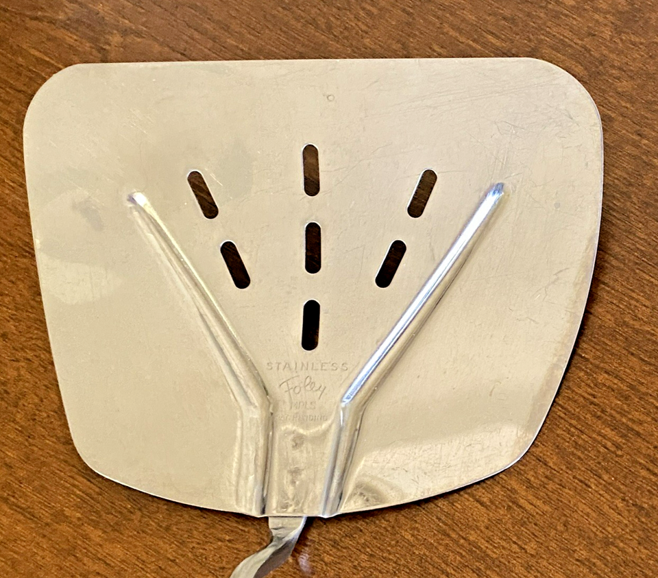 Vintage Foley Wide Spatula/Turner/Lifter Stainless Curved Slotted | eBay
