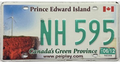 *99 CENT SALE* 2012 Prince Edward Island PEI License Plate #NH 595 No ...