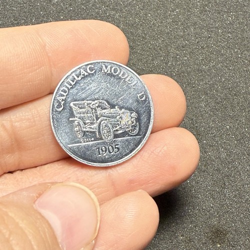 TOKEN 1905 Cadillac Model D Auto Car Coin Sunoco Antique Car Coin ...