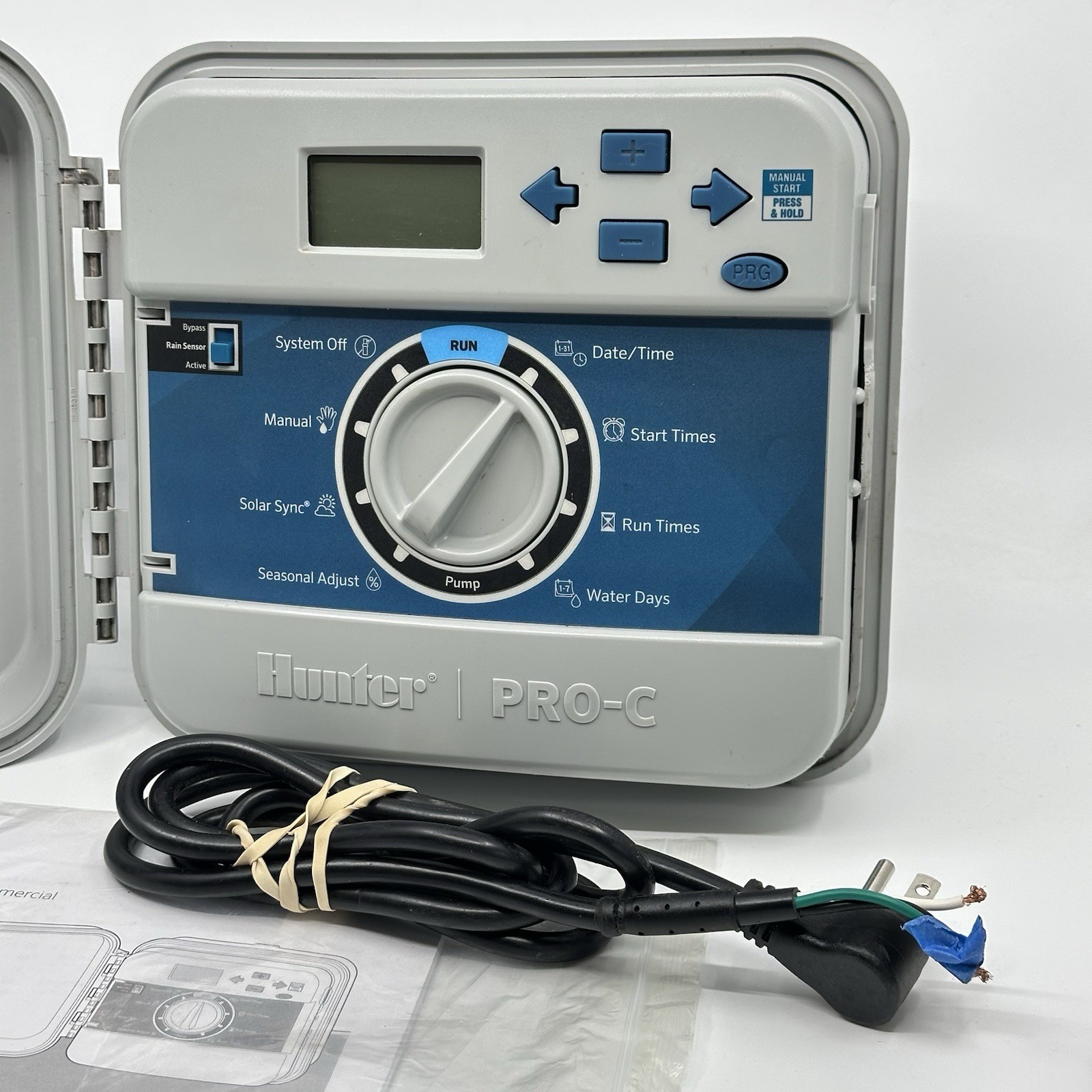Hunter Pro-C PC-400 Outdoor Sprinkler Irrigation Timer 4 Zones 120vAC ...